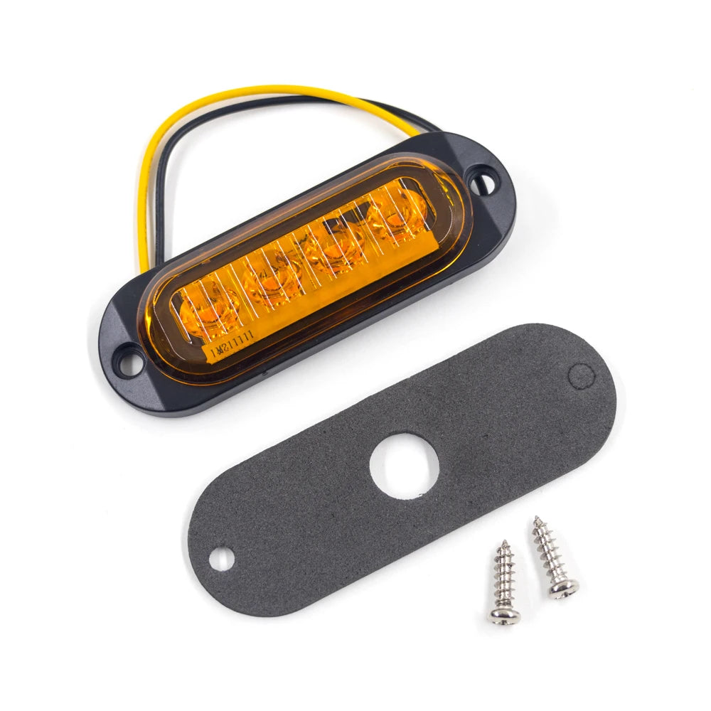 12V 24V LED Side Marker Lights Truck Trailer Van Pickup Boat Clearance